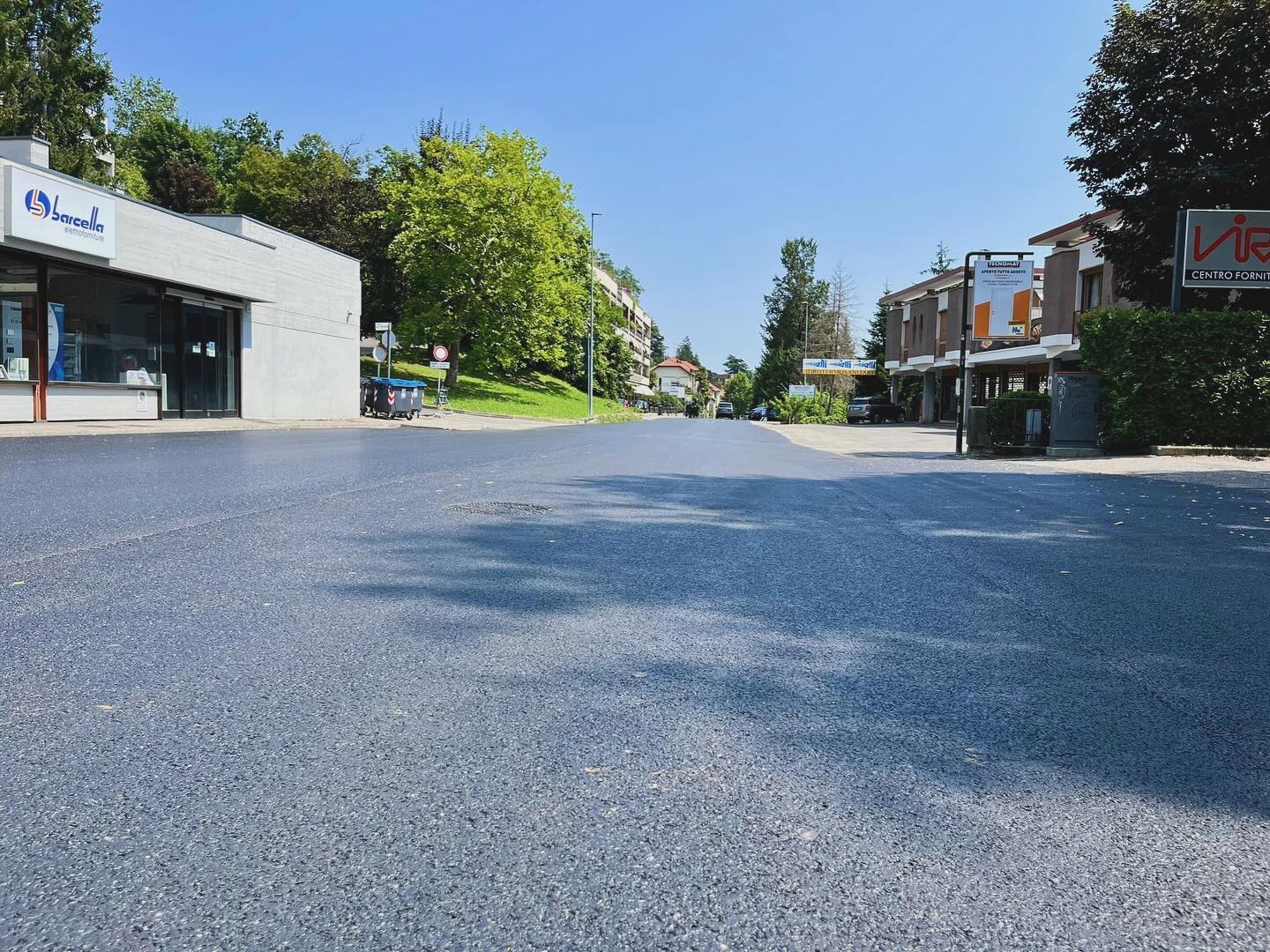 Varese, in corso il ripristino delle strade con la pavimentazione ...