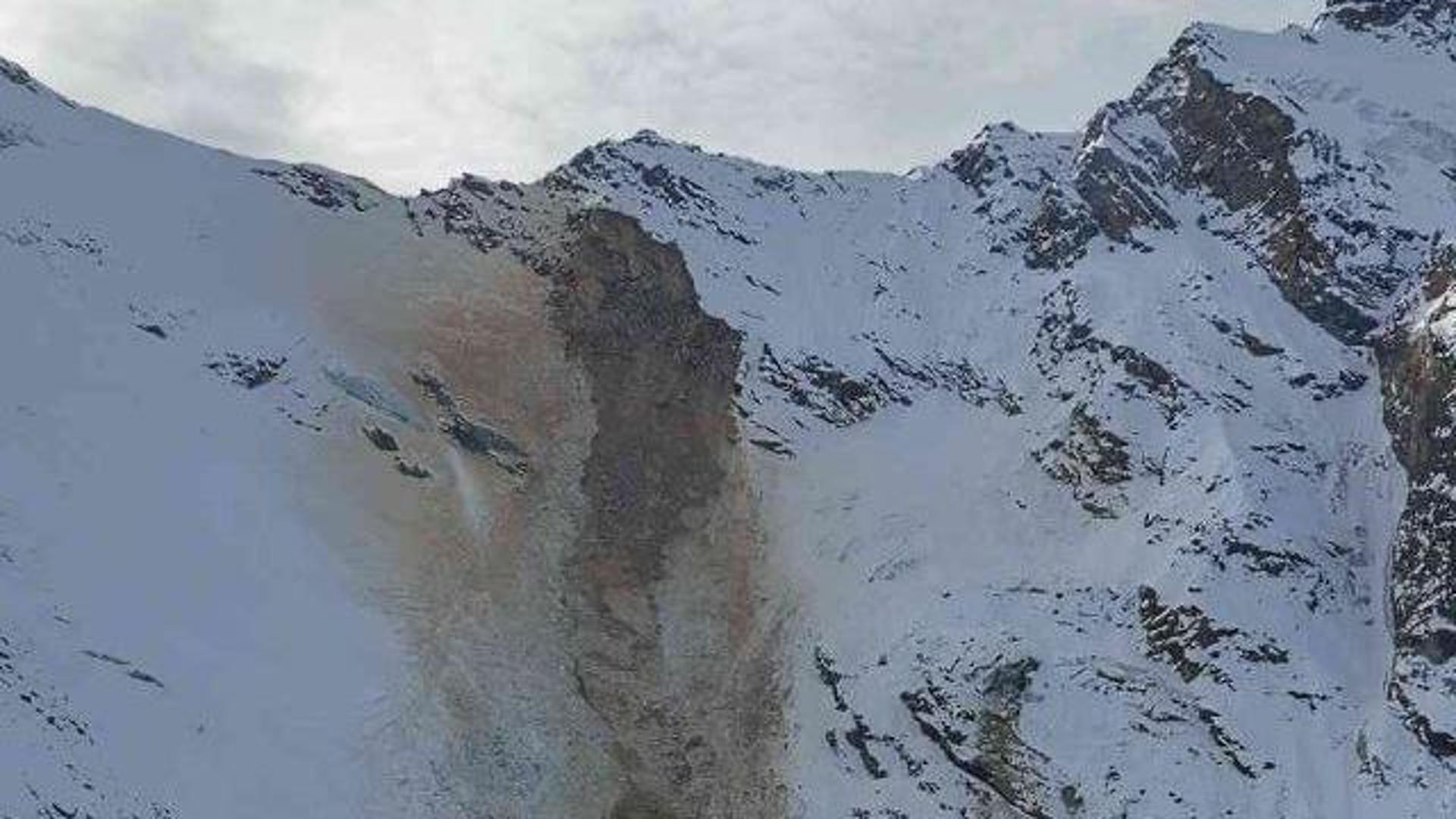 Imponente frana a Macugnaga: sono "spariti" 350.000 metri cubi di ...