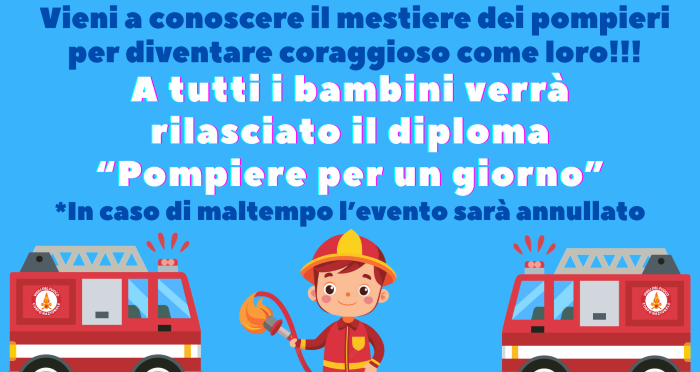 "Pompiere per un giorno", a Castiglione Olona il 18 maggio si avvera il ...