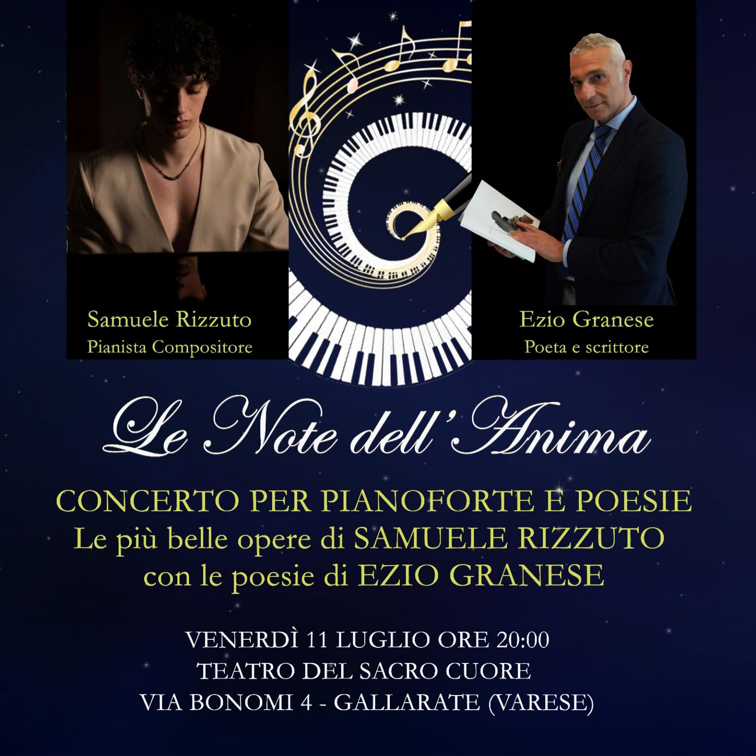 Gallarate, l'11 luglio "Le Note dell'Anima": concerto di pianoforte e ...