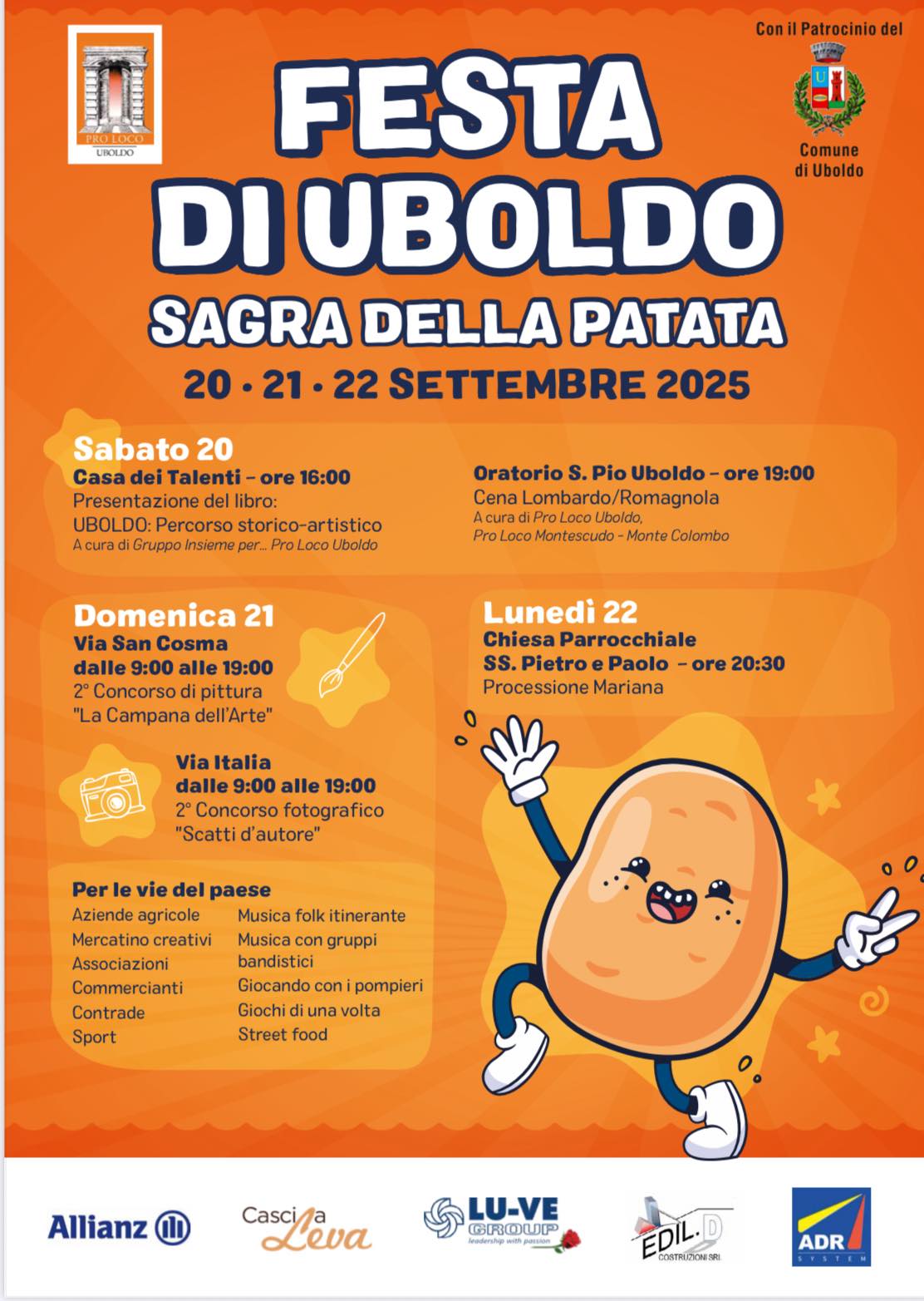 Uboldo si prepara a festeggiare con la Sagra della Patata 2025 - La ...