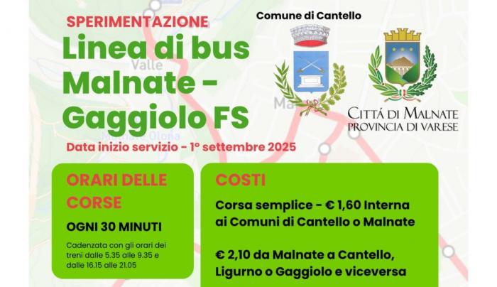 Navetta Malnate–Gaggiolo, la sperimentazione continua oltre le feste ...